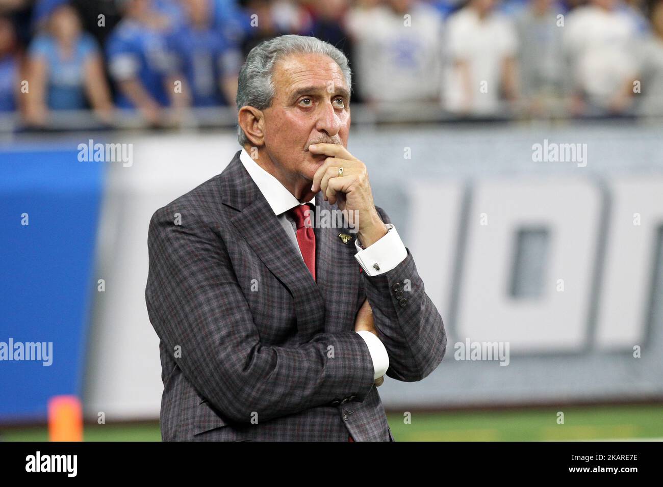 Atlanta Falcons owner Arthur Blank is seen on the sidelines during the ...