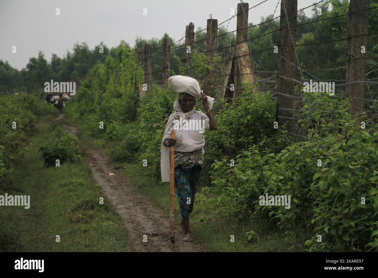 Myanmar border fence hi-res stock photography and images - Alamy