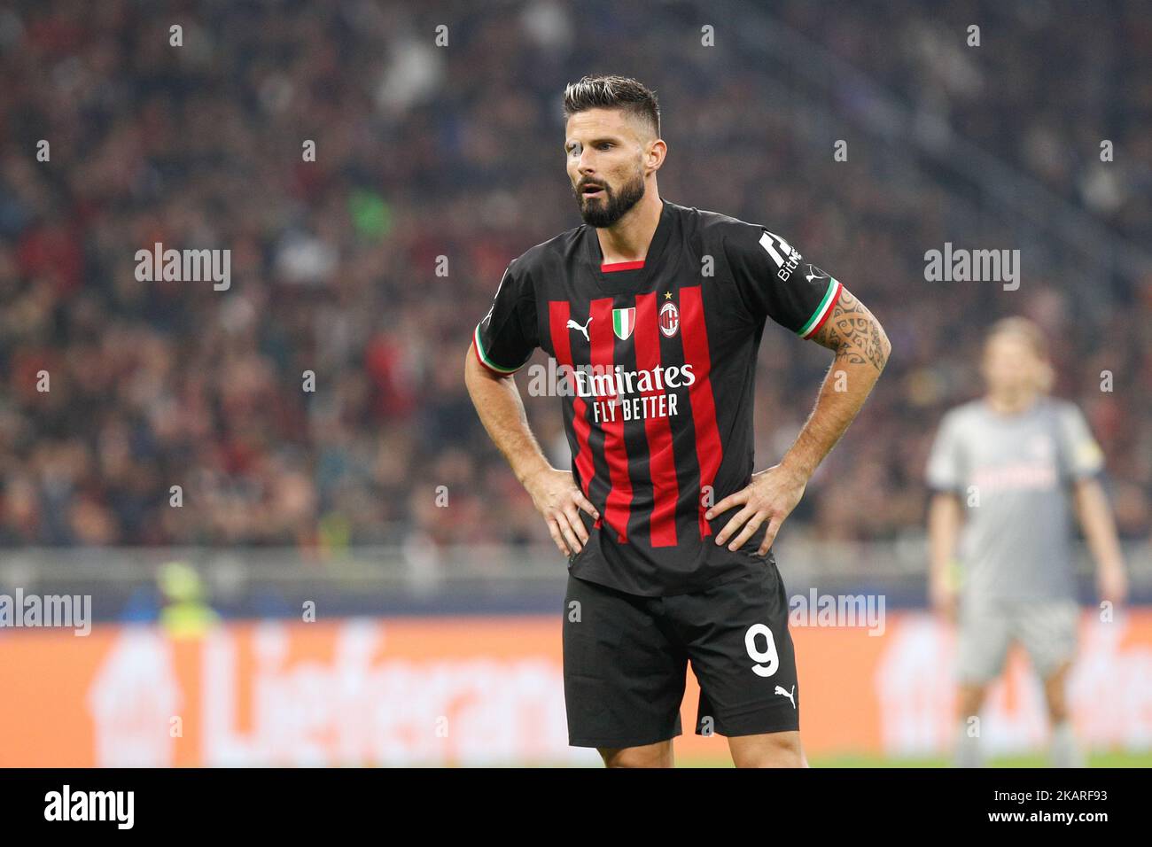 Milan, Italy. 2nd Nov, 2022. Italy, Milan, nov 2 2022: Olivier Giroud ...