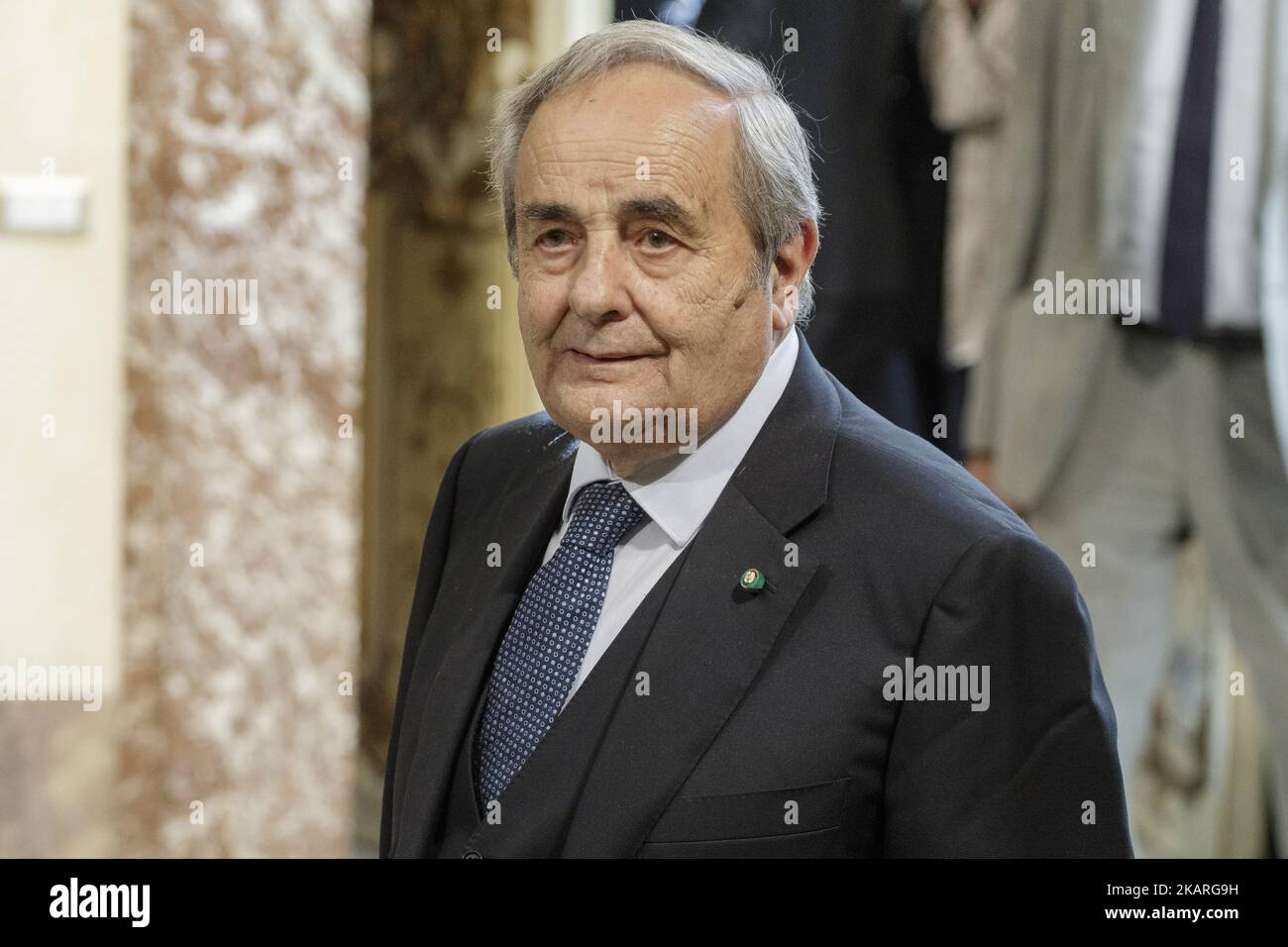Raffaello Giulio De Ruggieri, Mayor of Matera, attends the sign of the ...