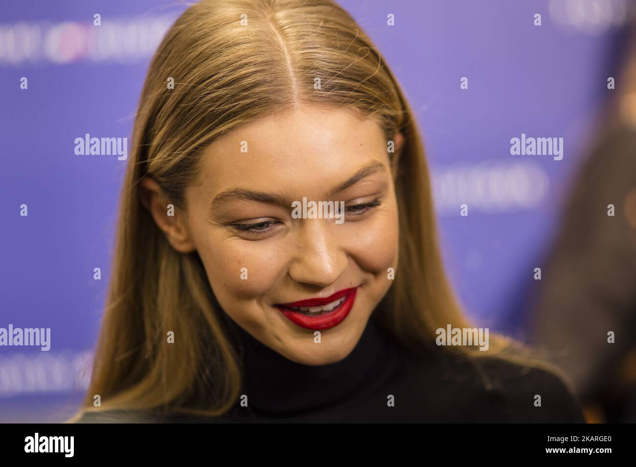 BARCELONA, SPAIN - SEPTEMBER 26: Jelena Noura Hadid known as Gigi Hadid ...