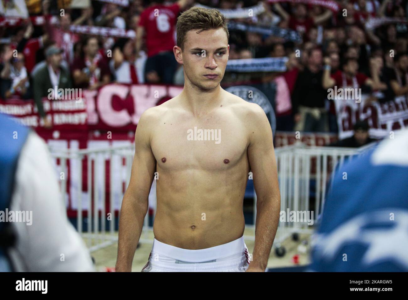 Bayern Munich's German midfielder Joshua Kimmich pictured after the ...