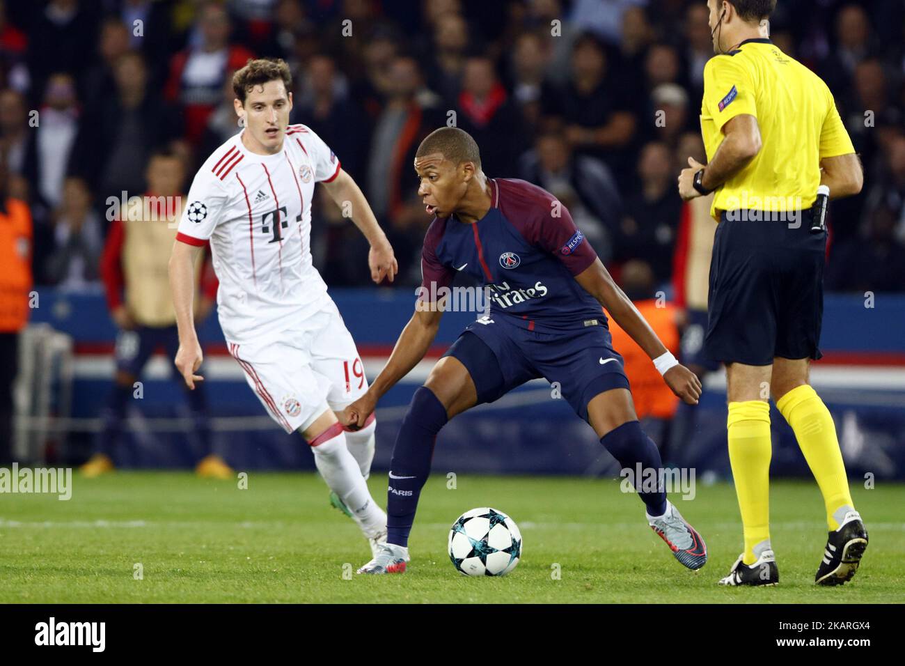 Kylian mbappe psg celebration hi-res stock photography and images - Alamy