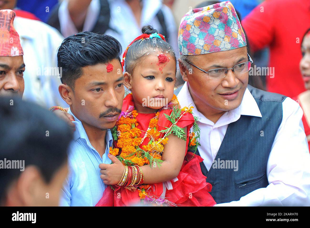 Kumari trishna shakya hi-res stock photography and images - Alamy