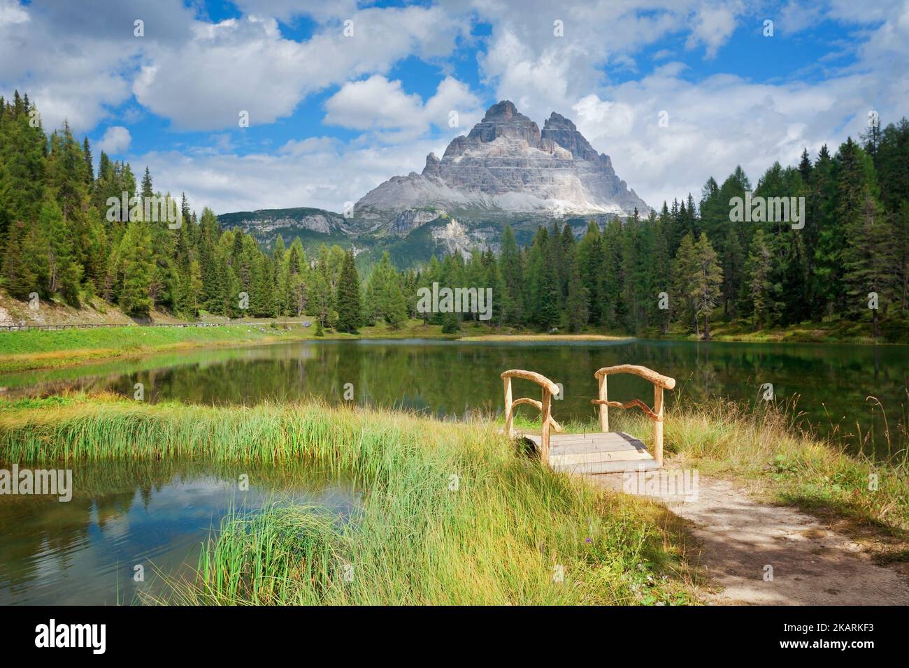 Lago Antorno (Lago di Antorno), Dolomites, Italy Stock Photo - Alamy