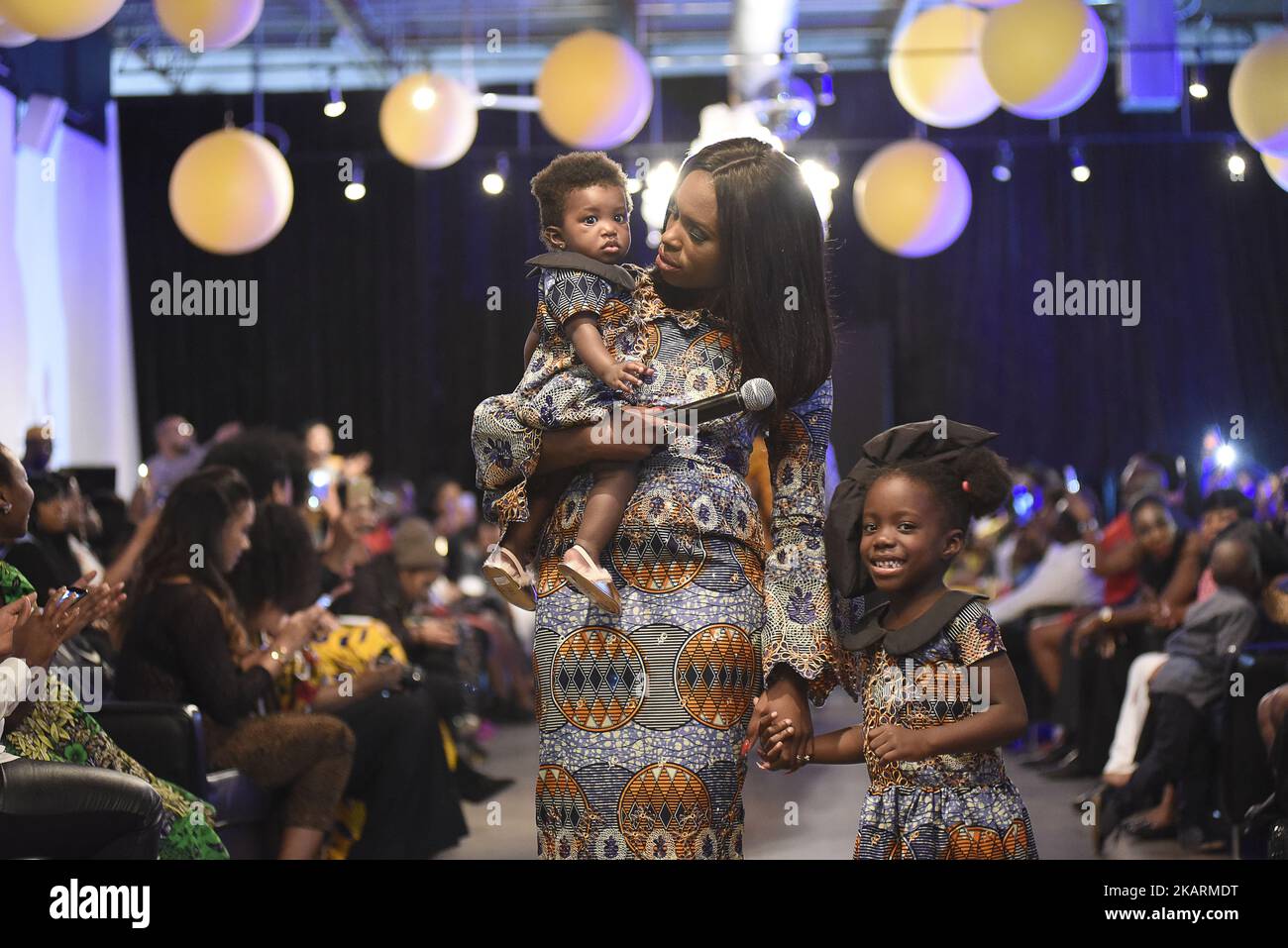 Designer Kaela Kay with her kids in Toronto, Canada. (Photo by Arindam ...