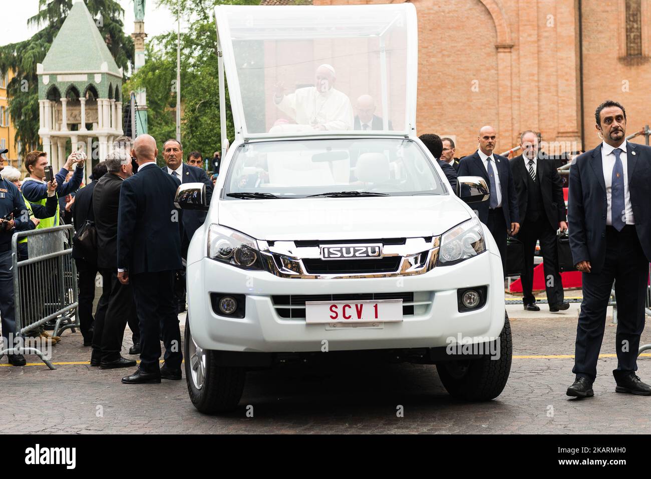 Pope Francis’ visit in San Domenico Square, Bologna, Italy, 1st October ...