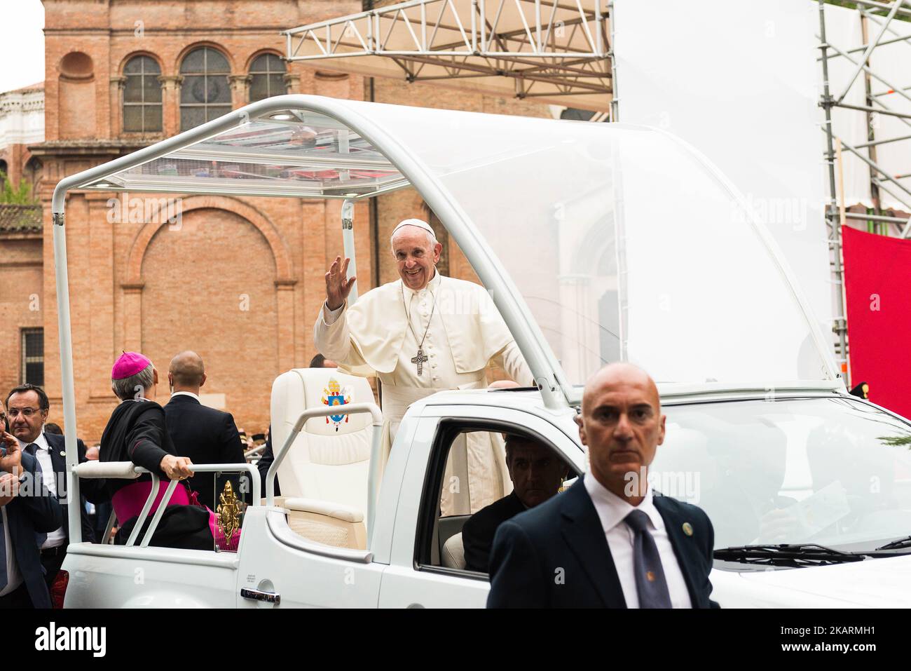Pope Francis’ visit in San Domenico Square, Bologna, Italy, 1st October ...