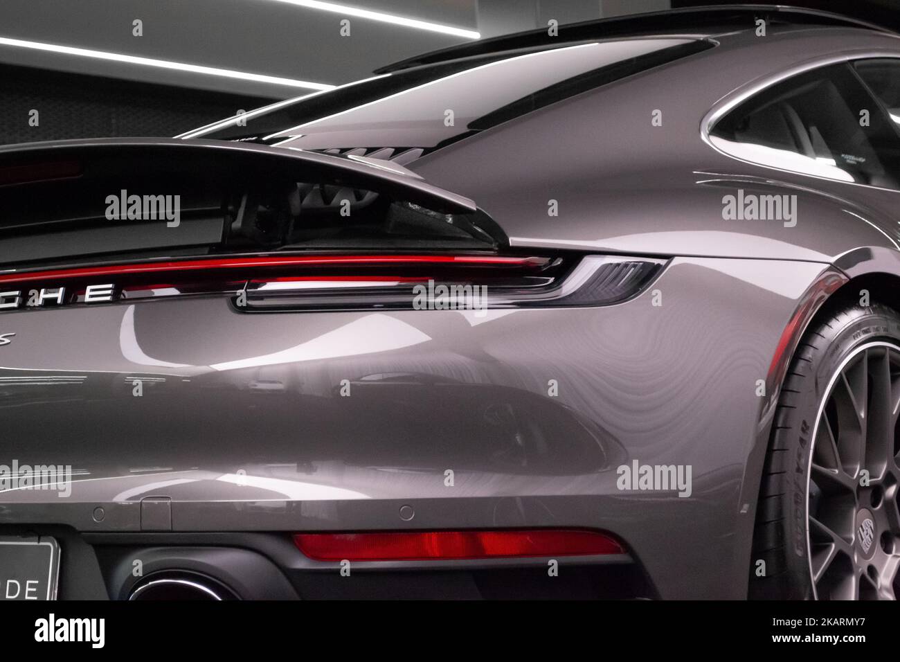 Porsche 911 turbo rear view hi-res stock photography and images - Alamy