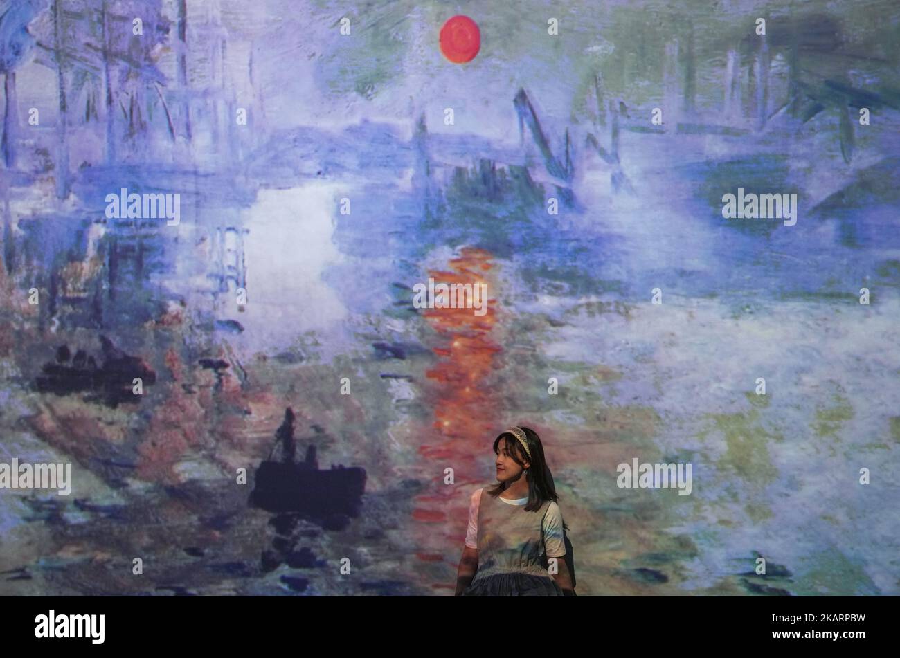 Press preview of "En Voyage with Claude Monet" Immersive Exhibition at ...