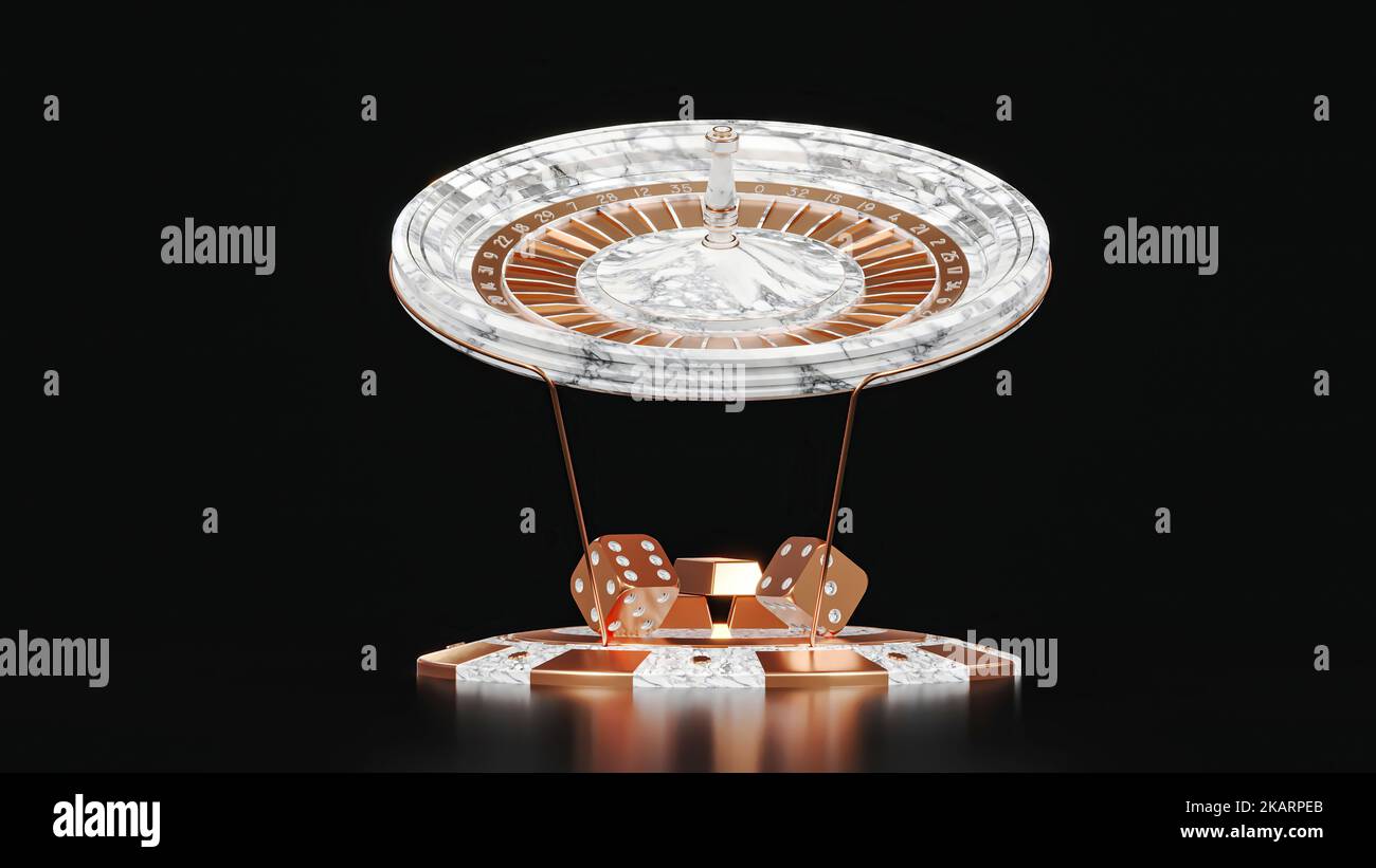 Marble on roulette wheel hi-res stock photography and images - Alamy