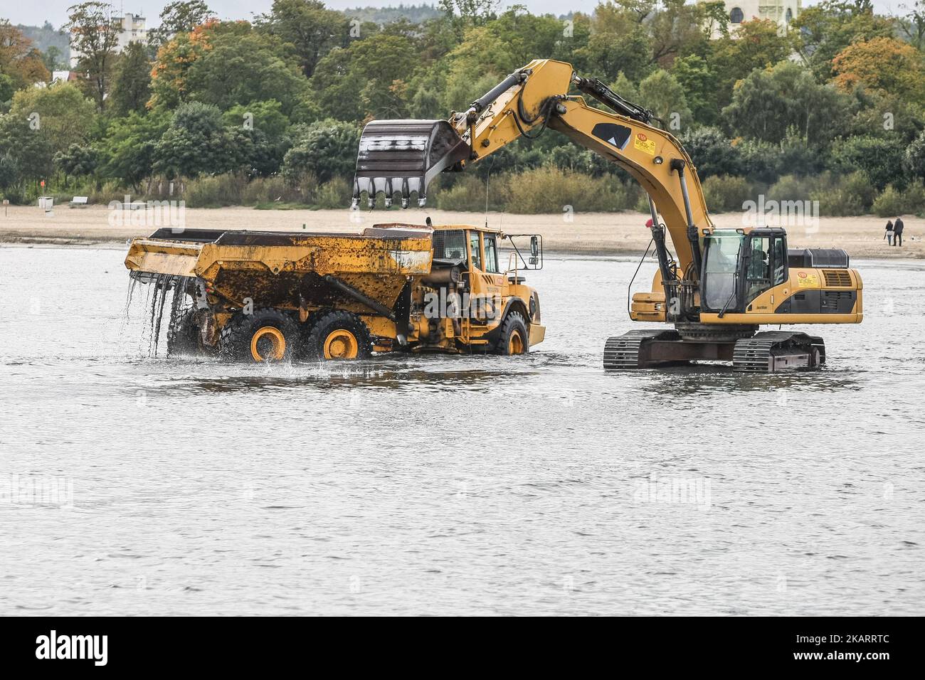 Operation of dredging of Gdansk Bay (Baltic Sea) by the Sopot pier ...