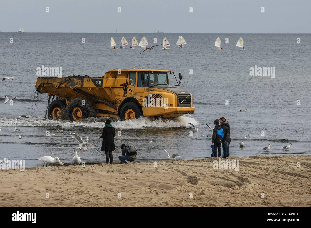 Operation of dredging of Gdansk Bay (Baltic Sea) by the Sopot pier ...