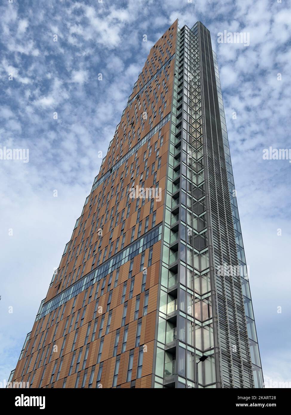 A vertical shot of the Eighty Eight Wood Lane in the White City area ...