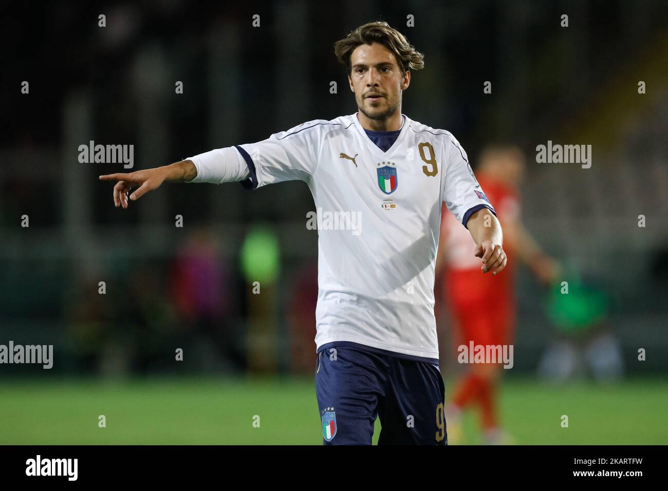Simone Verdi of Italy national team gestures during the 2018 FIFA World ...