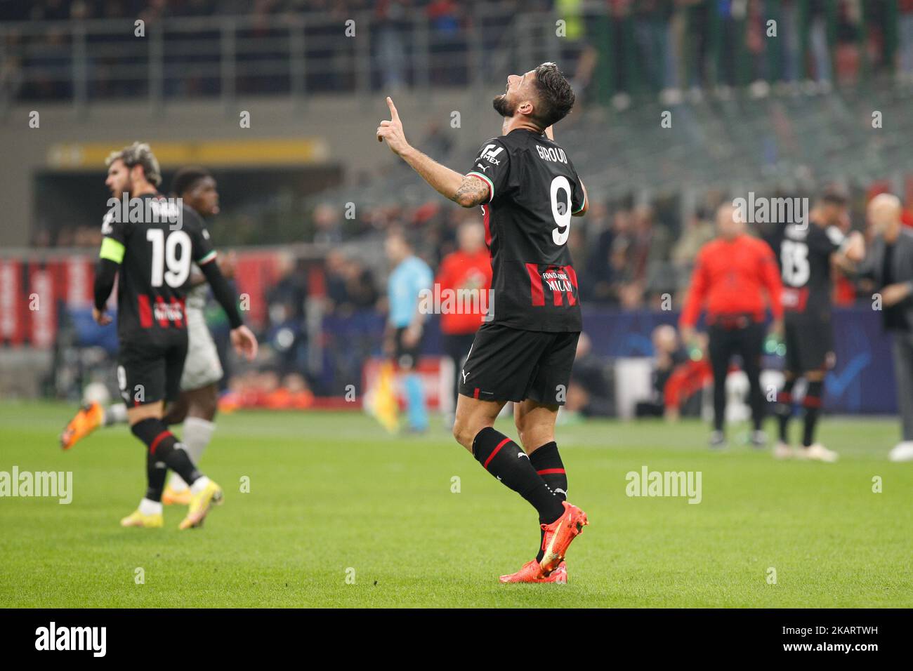 Milan, Italy. 2nd Nov, 2022. Italy, Milan, nov 2 2022: Olivier Giroud ...