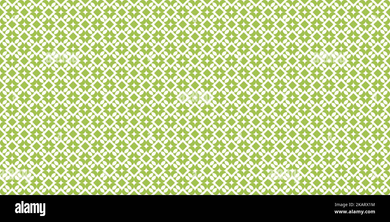 Abstract seamless pattern from simple green figures. Isolated on a ...