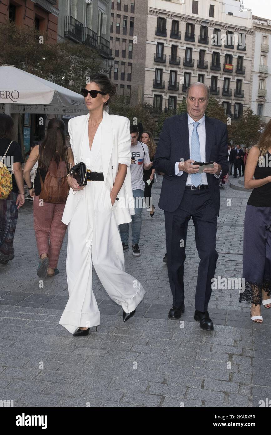 Ines Domecq attends the premiere of the Carmen opera at the Teatro Real ...