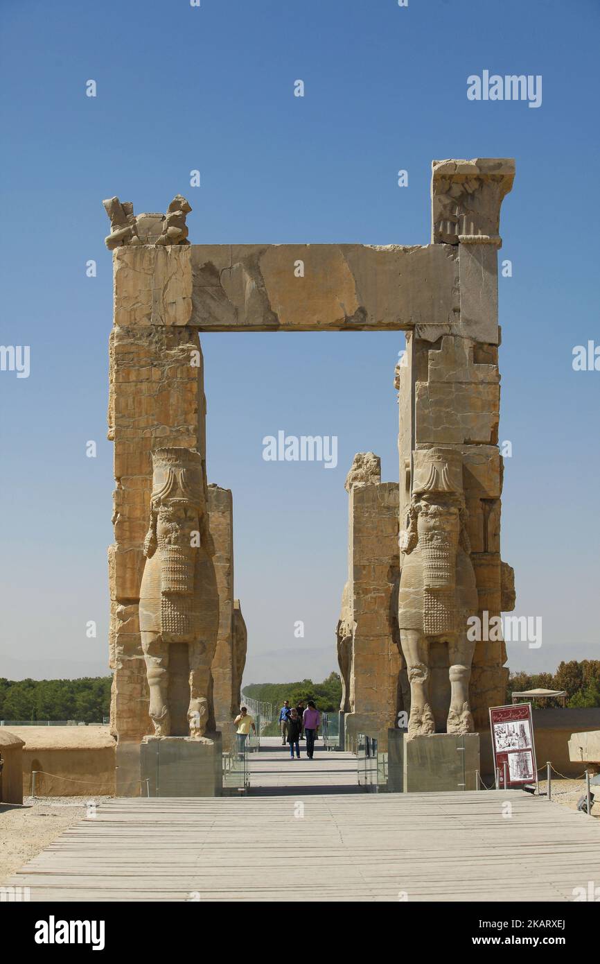 Ancient Persepolis, a capital of the Achaemenid Empire 550 - 330 BC in ...