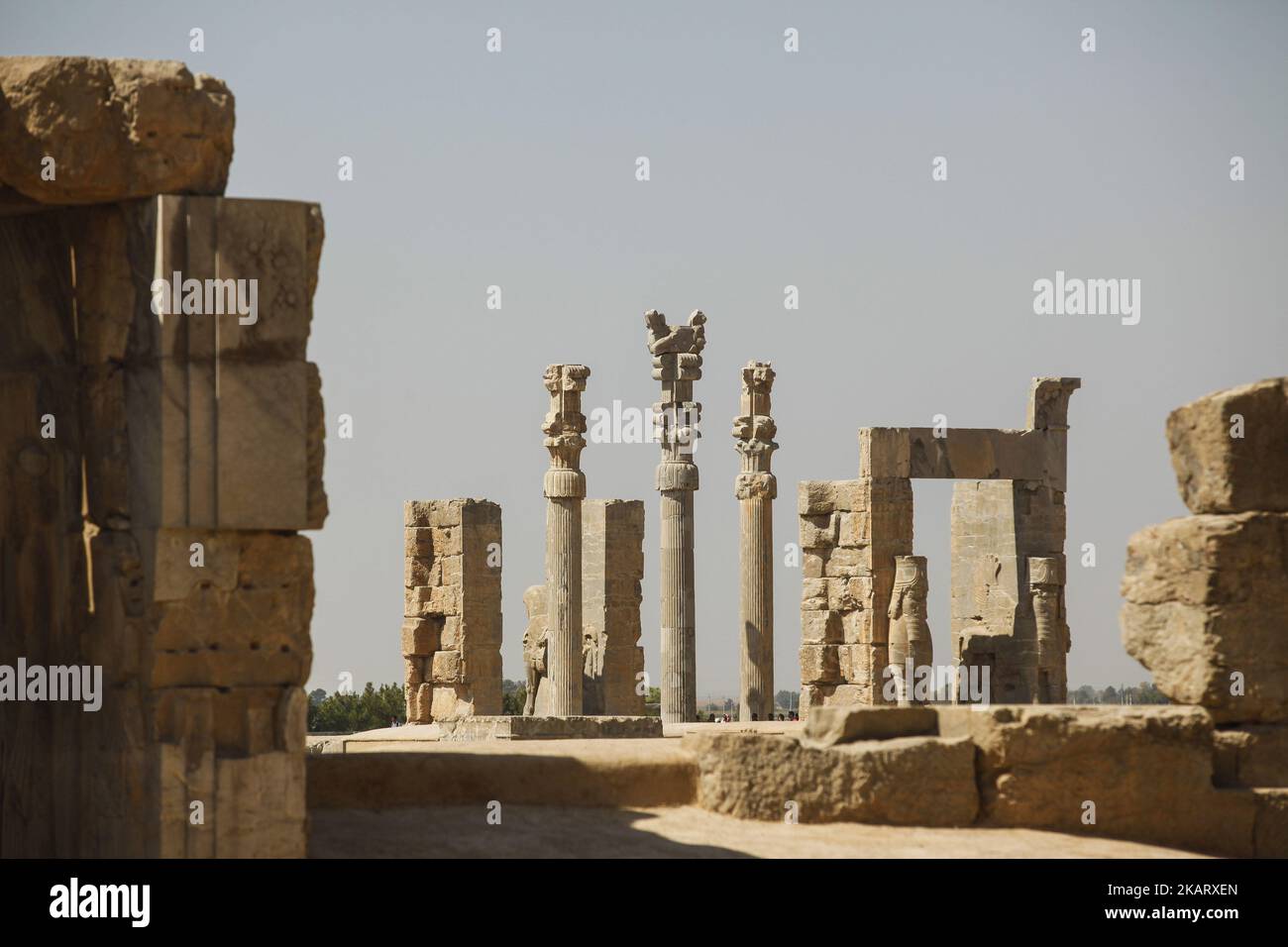 Ancient Persepolis, a capital of the Achaemenid Empire 550 - 330 BC in ...