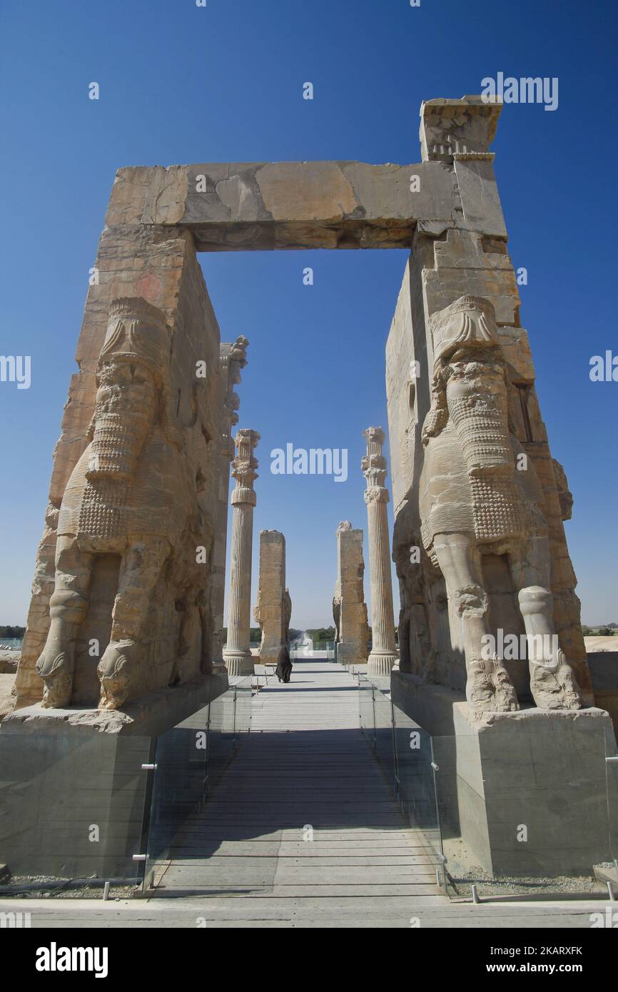 Ancient Persepolis, a capital of the Achaemenid Empire 550 - 330 BC in ...