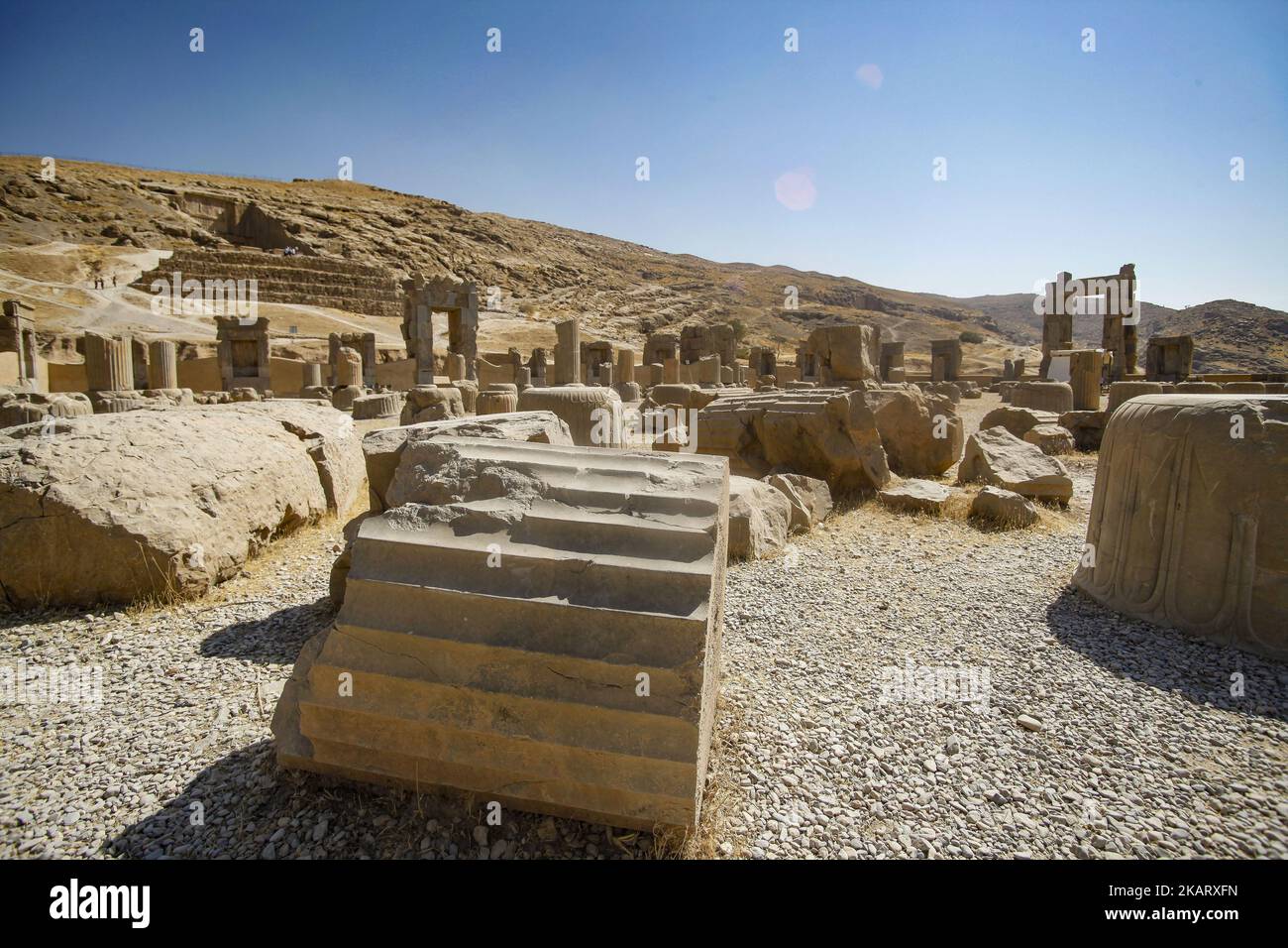 Ancient Persepolis, a capital of the Achaemenid Empire 550 - 330 BC in ...
