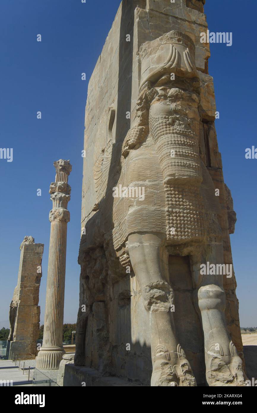 Ancient Persepolis, a capital of the Achaemenid Empire 550 - 330 BC in ...