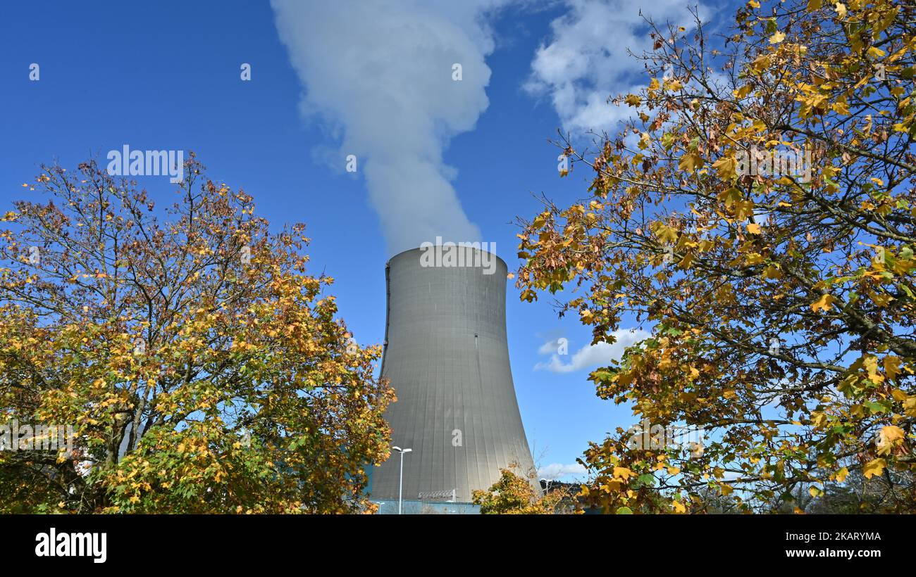 Cooling tower of a nuclear power plant Stock Photo - Alamy
