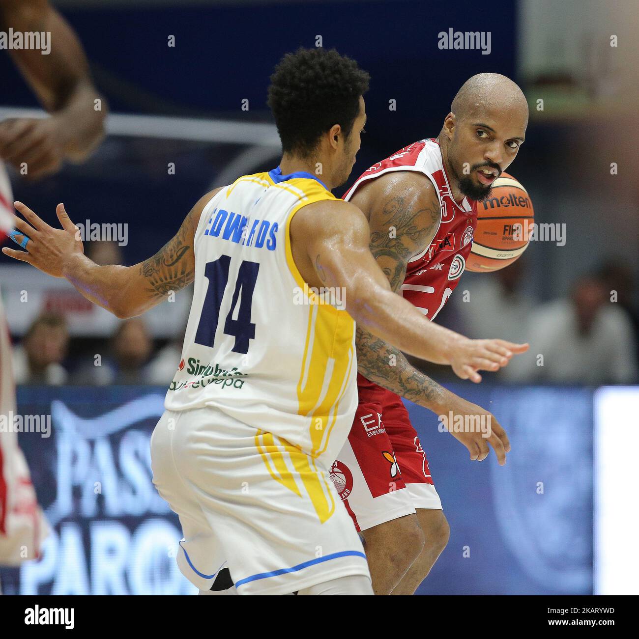 JORDAN THEODORE of EA7 Armani during the LBA Serie A Postemobile Match ...