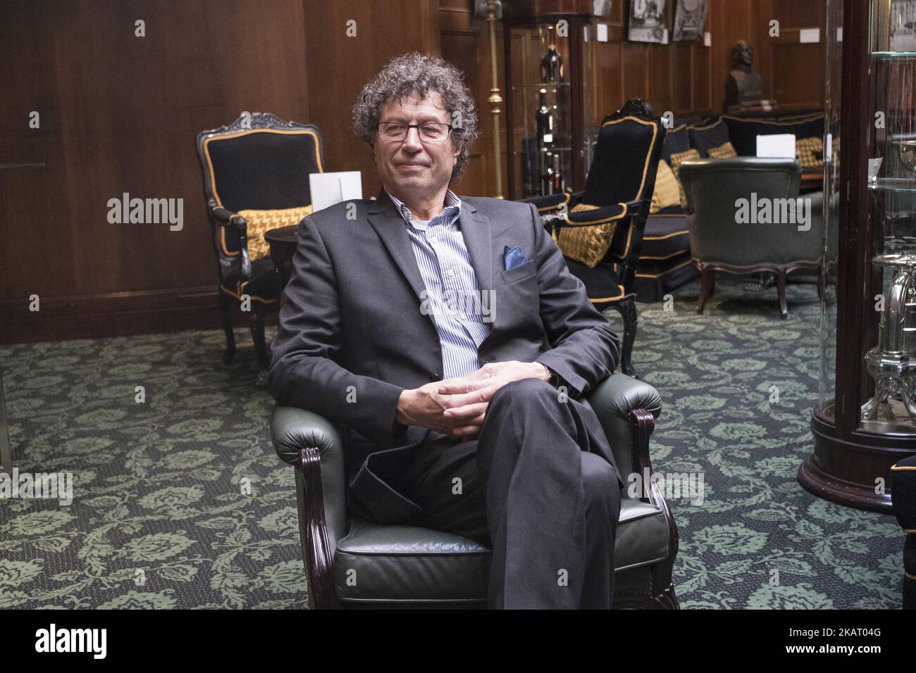 Sergei Radchenko poses during a photo shoot at the Palace Hotel in ...