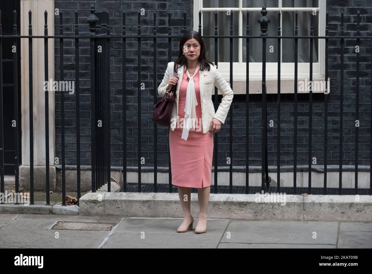 Singapore High Commissioner, Foo Chi Hisa, is pictured outside Downing ...