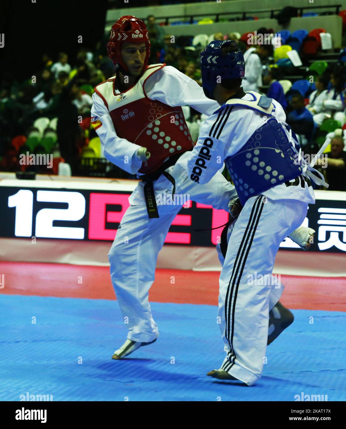 Nathan Torquato of Brazil(Blue) against Gabriel Amado Garagarza of ...