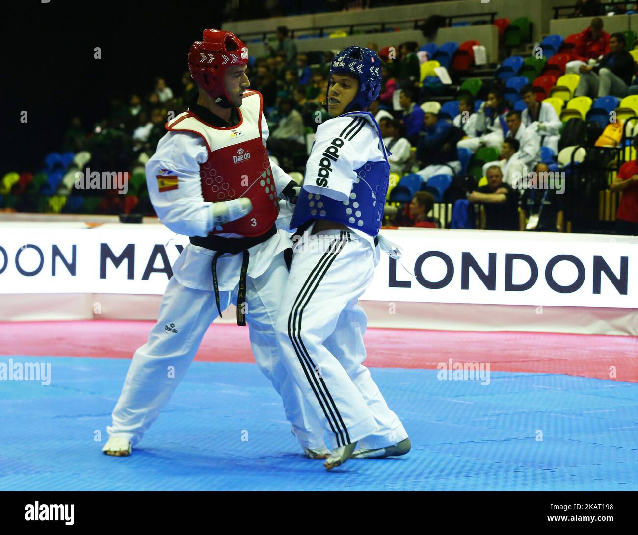 Nathan Torquato of Brazil(Blue) against Gabriel Amado Garagarza of ...