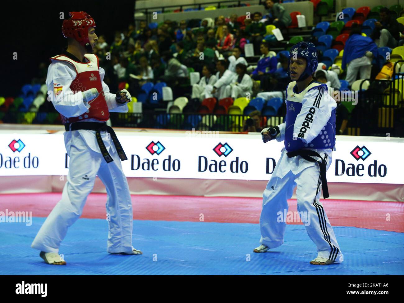 Nathan Torquato of Brazil(Blue) against Gabriel Amado Garagarza of ...