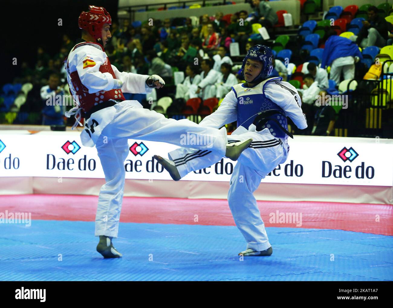 Nathan Torquato of Brazil(Blue) against Gabriel Amado Garagarza of ...