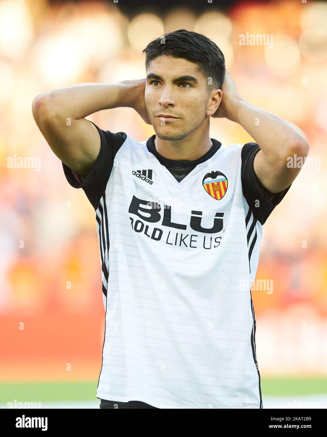 Carlos Soler of Valencia CF during the La Liga match between Valencia ...