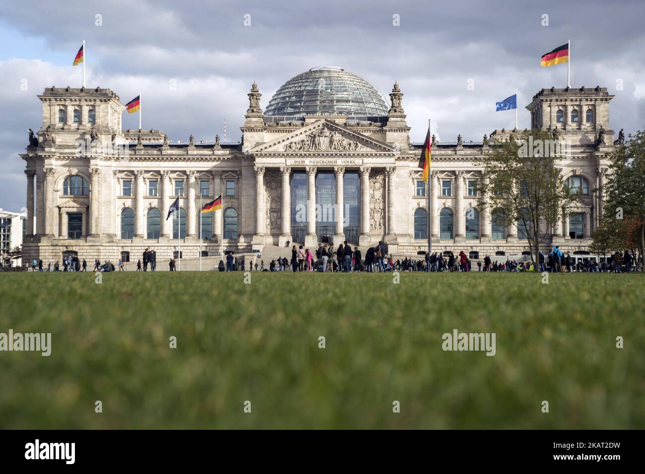 The Reichstag, seat of the German lower hous of parliament Bundestag is ...