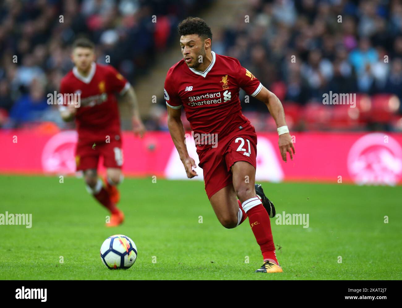 Liverpool's Alex Oxlade-Chamberlain during Premier League match between ...