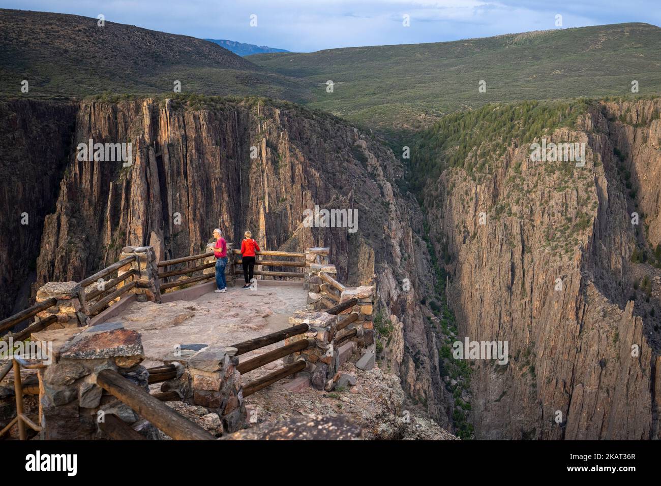 Black Canyon of the Gunnison National Park in Western Colorado Stock ...
