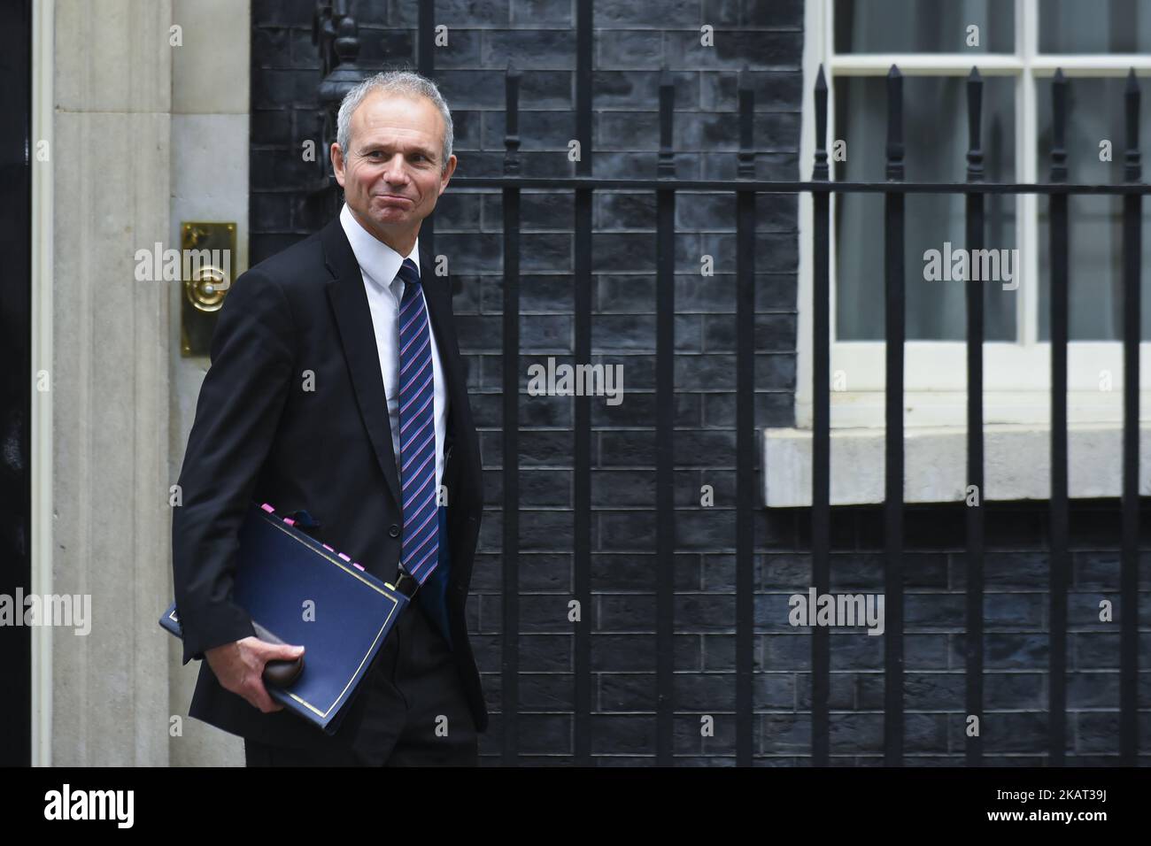 Britain's Lord Chancellor and Justice Secretary David Lidington leaves ...