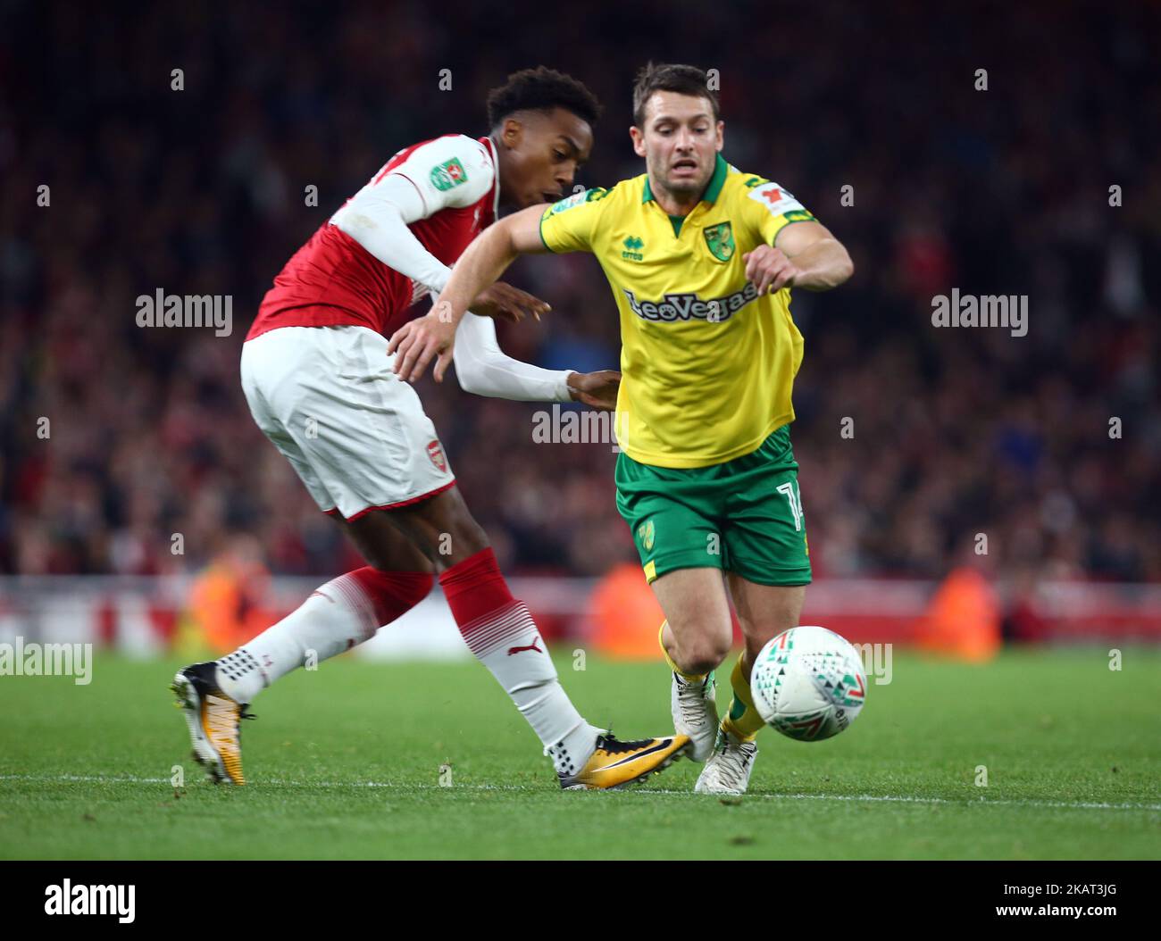 Wes Hoolahan of Norwich City during Carabao Cup 4th Round match between ...