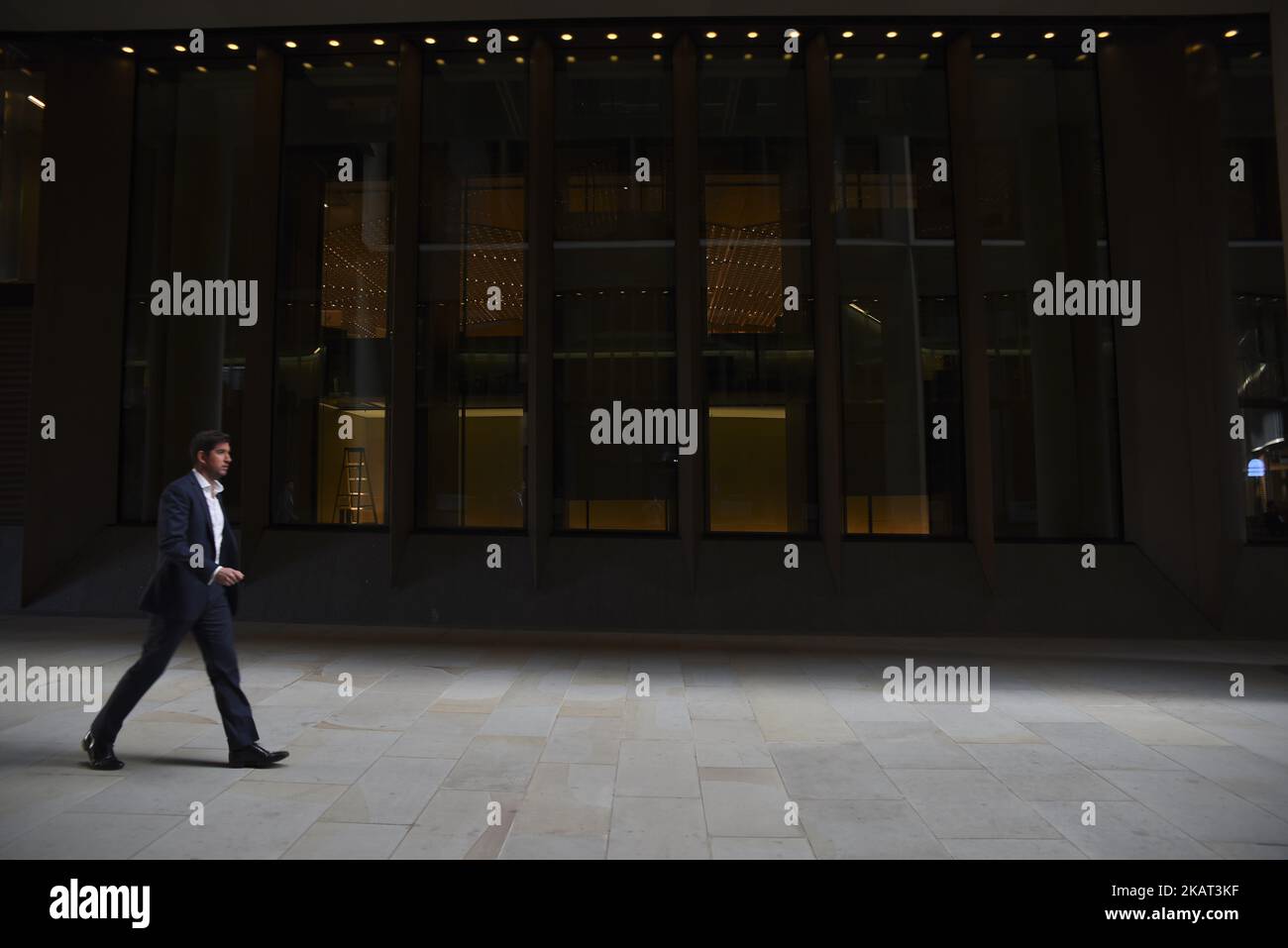 The Bloomberg Arcade opens in the City of London, on October 25, 2017 ...
