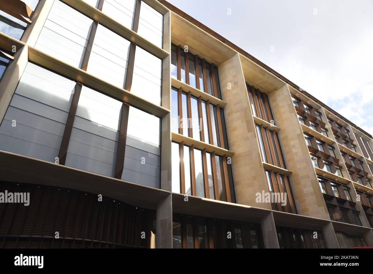 The Bloomberg Arcade opens in the City of London, on October 25, 2017 ...