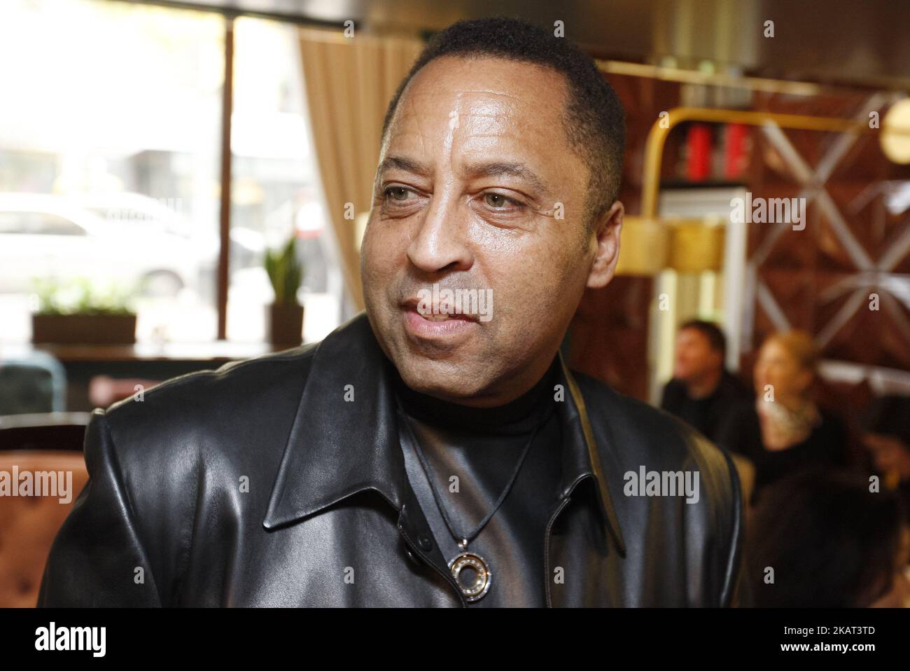 US designer Keith Holman speaks during a meeting with Ukrainian ...