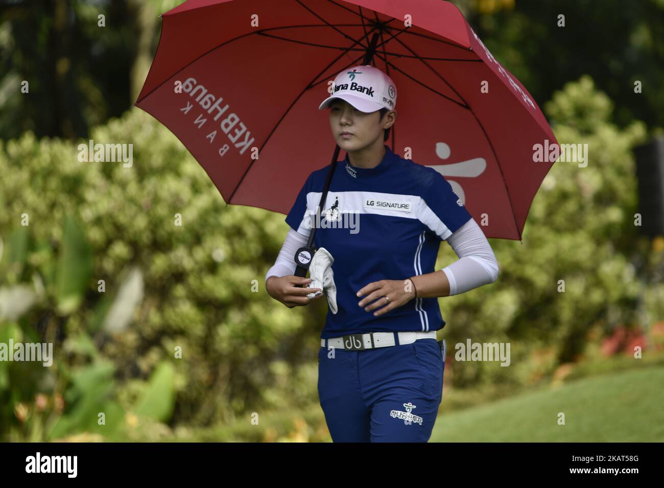 Sang Hyun Park of South Korea during day three of the Sime Darby LPGA ...