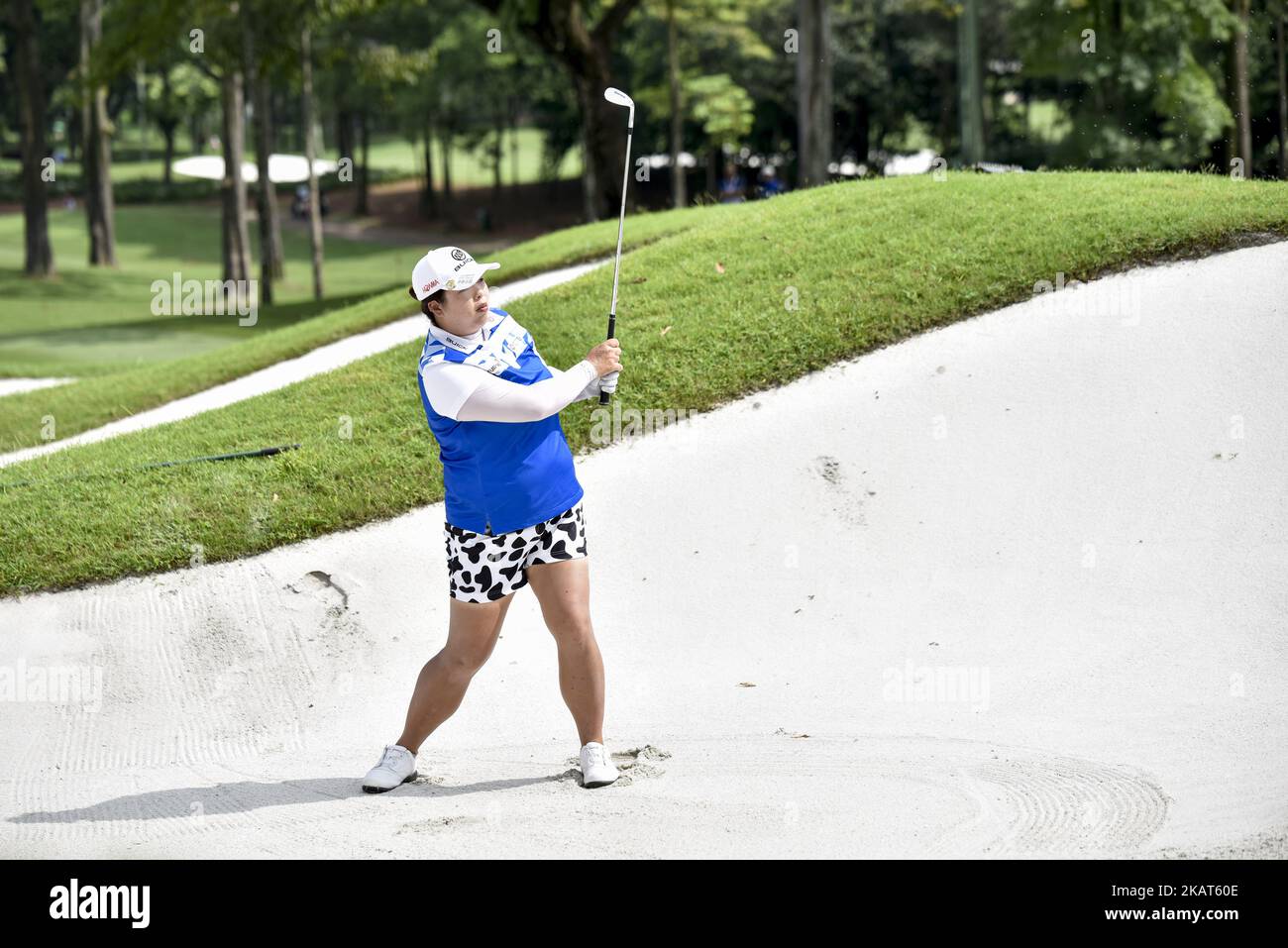 Shanshan Feng of China in action during day 4 of the Sime Darby LPGA ...