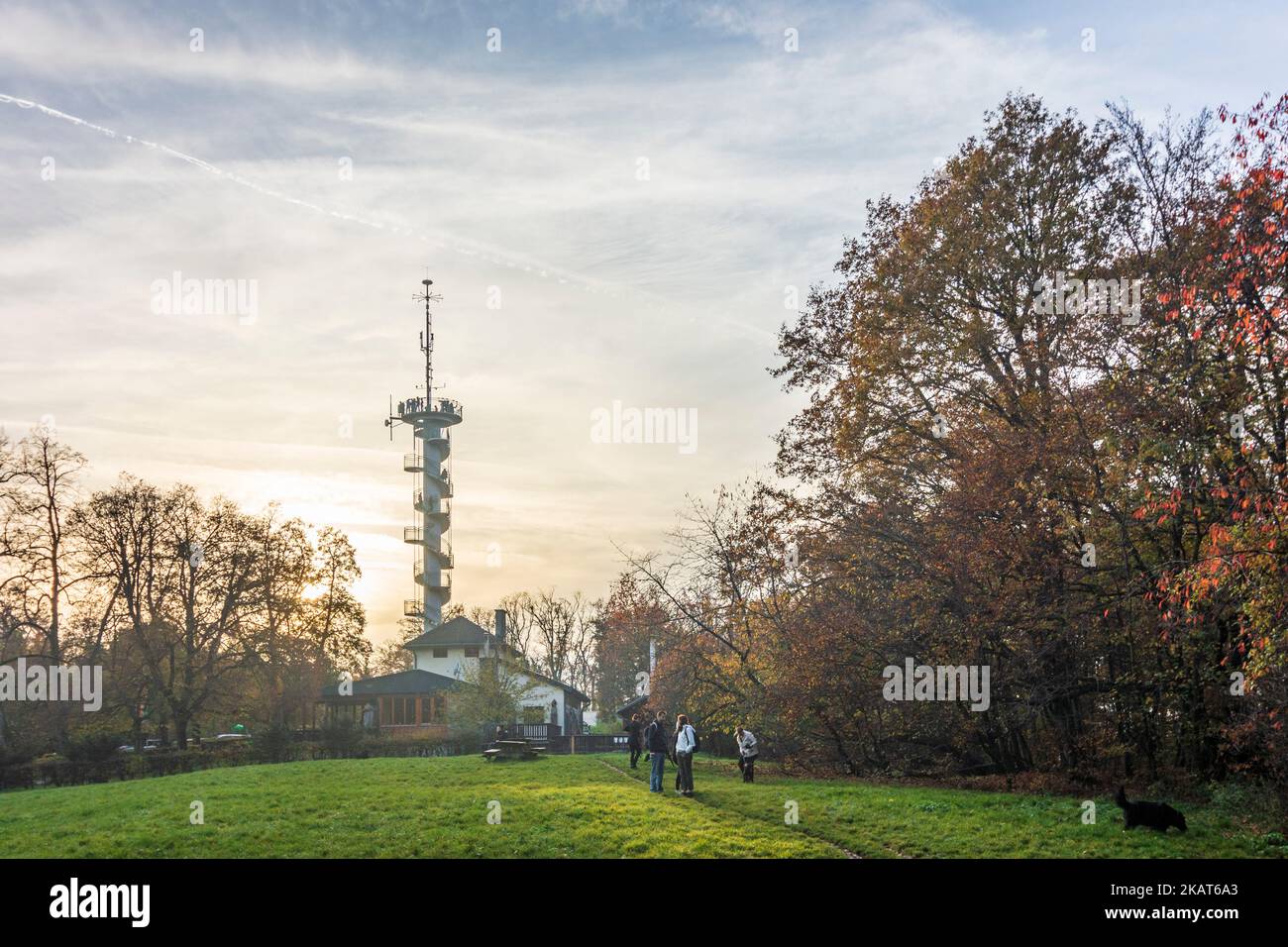 Wien, Vienna: observation tower Jubiläumswarte in 16. Ottakring, Wien ...