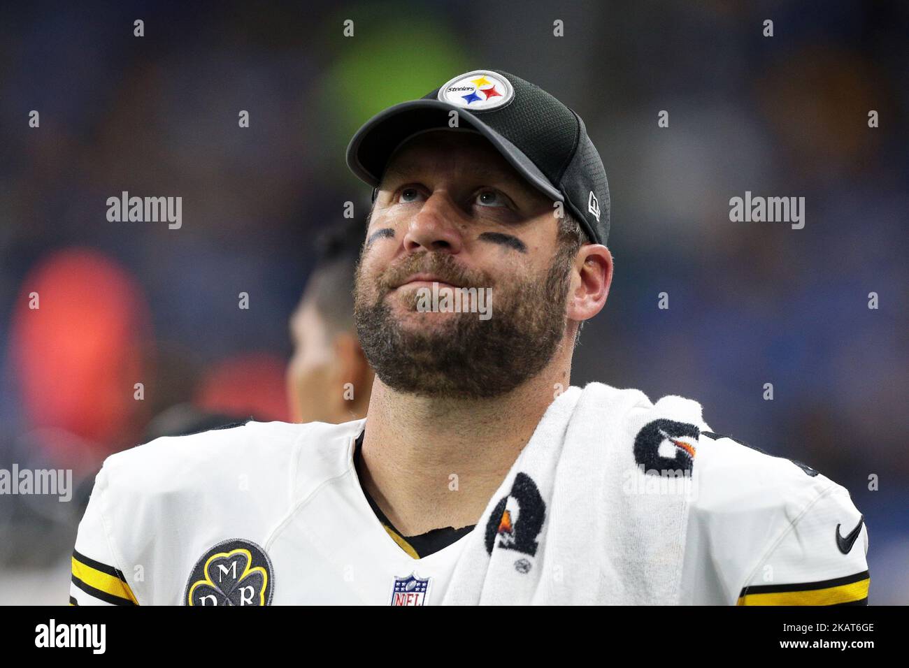 Pittsburgh Steelers quarterback Ben Roethlisberger (7) is seen on the ...