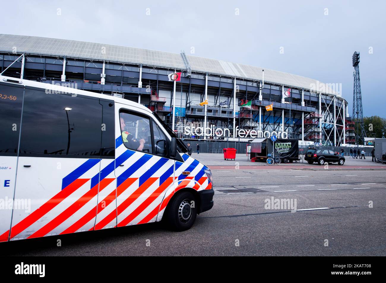 ROTTERDAM - Police at the stadium during the UEFA Europa League Group F ...