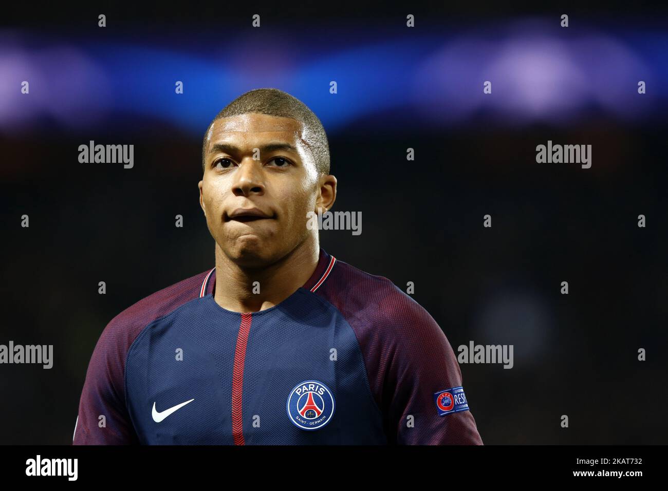 Kylian Mbappe during the UEFA Champions League Group B football match ...